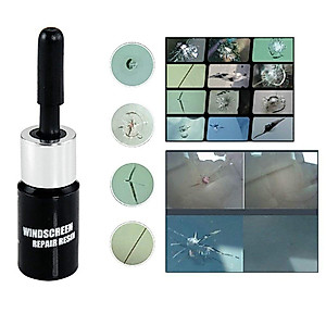 Antswish Windshield Repair Kit Cracked Glass Repair Kit to Fix Auto Glass Windshield Crack Chip Scratch