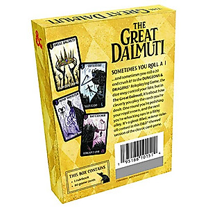 Wizards of the Coast The Great Dalmuti: Dungeons & Dragons | D&D Card Game | 4–8 Players | Ages 8+