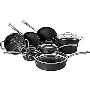 Cuisinart 62I-11 Cookware Set, Black, Medium