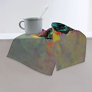 African American Black Girl Bubble Soft Guest Hand Towel Kitchen Towels Washcloths Bathroom Decor for Bathroom,Hotel,Gym and Spa Sport 15.7X27.5 Inch