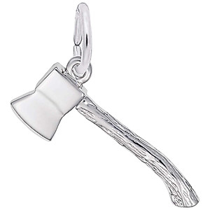 Rembrandt Charms Axe Charm, Sterling Silver