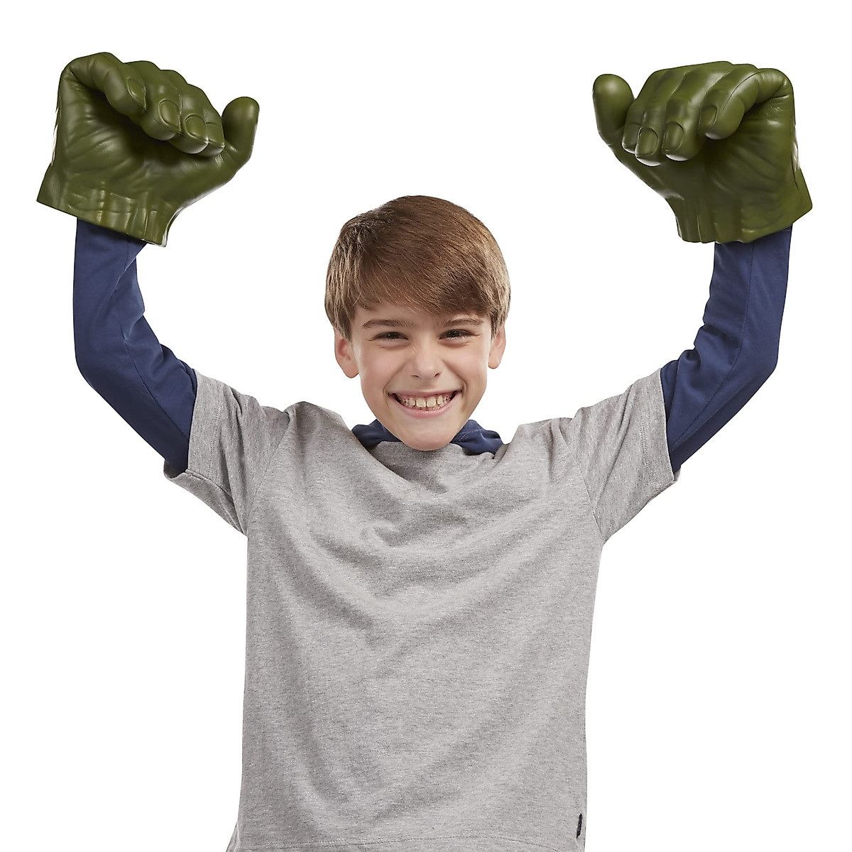 Marvel Avengers Hulk Roleplay Toy, Includes 2 Gamma Grip Fists, Design Inspired by Marvel Comics, for Kids Ages 4 and Up (Amazon Exclusive)