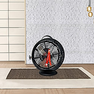 Himalayan Breeze HBM-7015A24 Matte Black, Portable Fan, Adds and Unique Ambiance to Any Room by WBM