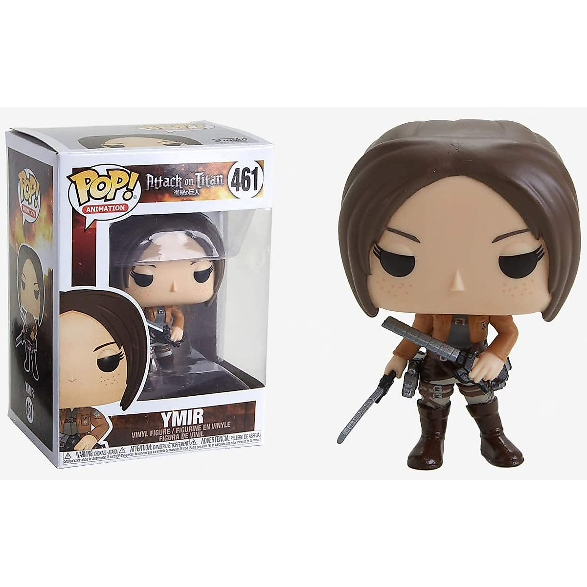 POP Attack on Titan - Ymir Funko Pop! Vinyl Figure (Bundled with Compatible Pop Box Protector Case), Multicolored, 3.75 inches
