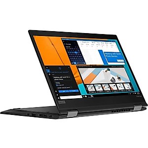 Lenovo ThinkPad X390 Yoga 13.3" Touch 16GB 256GB Intel Core i5-8365U, Black (Renewed)