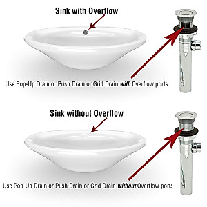 PF WaterWorks PF0736-BN-BN-NO Sink/Lavatory ABS EasyPOPUP Universal Pop-Up Drain Assembly-Easy Remove Stopper-Brushed Nickel (Matching Plated Body Without Overflow)