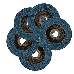 Kimllier 4-1/2 Inch x 7/8 Inch Premium Zirconia Flap Discs 100 Pack 40 Grits Grinding Wheel Angle Grinder Sanding Disc Type 29