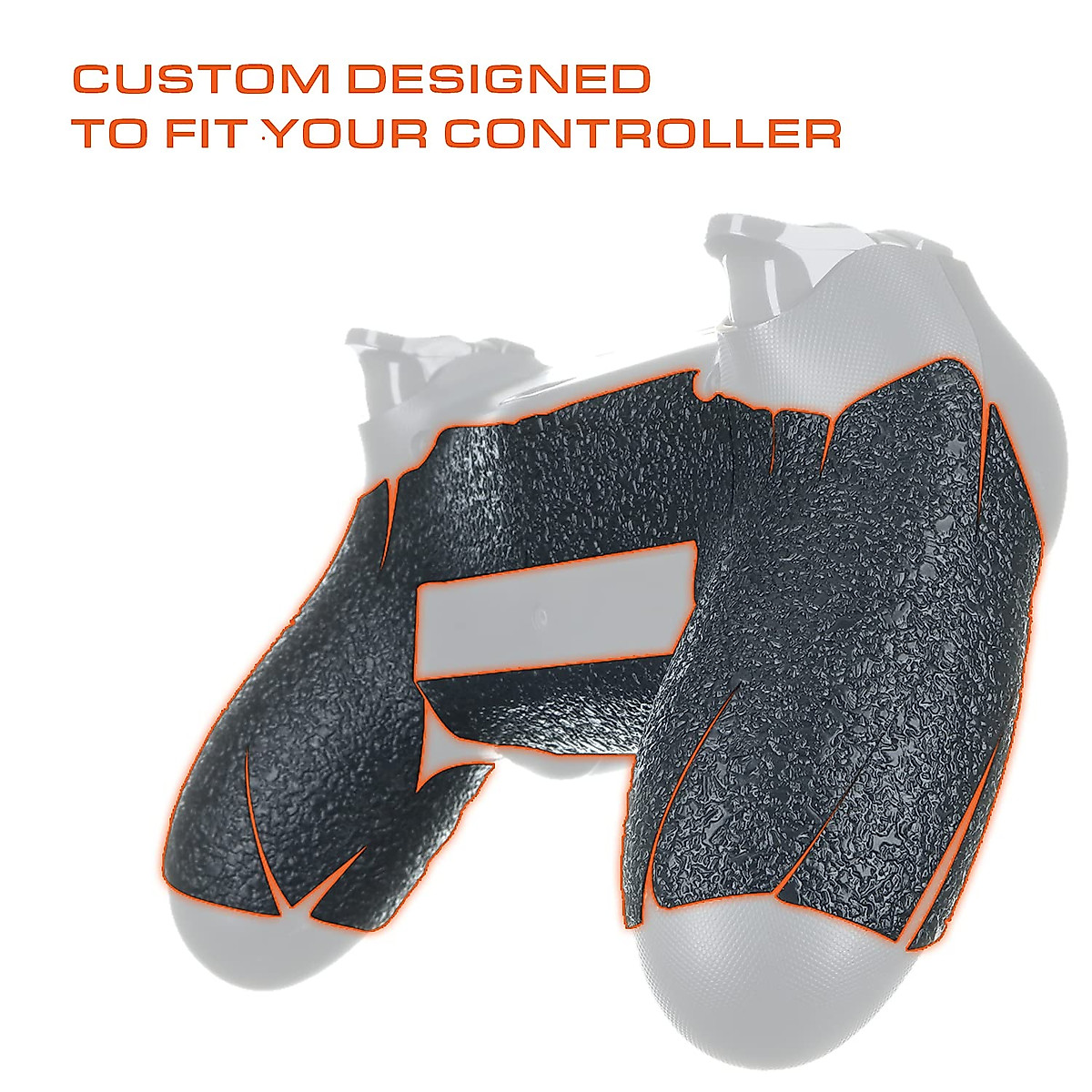 TALON Gaming Grips: GamLokR Collection – Rubber Controller Grip Compatible with Playstation 4 Controllers (Controller Not Included) – Non-Slip PS4 Gamer Grip for Sweaty Hands – Adhesive Grip Skin