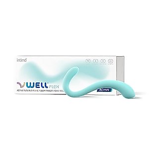 IntiMD VWELL Flex Pelvic Floor Muscle Trigger Point Relaxer with Dual Active & Flexible Shaft Tool Knot Scar Tissue Tender Point Myofascial Release Tightness Spasm Pain Relief