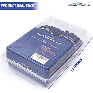 INNOCEDEAR 2 Pack Premium Navy Blue Dock Lines - 15' / 25'/35' with Eyelet.Double Braided Nylon Dock Line/Mooring Lines.Hi-Performance Marine Boats Ropes
