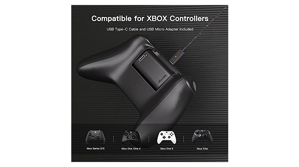 Xbox Rechargeable Battery Pack 2 Pack - Fast Charging & Long Playtime