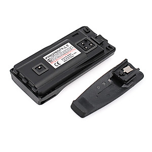 IFREQTECH RLN6305 Battery for Motorola CP110 RDU2020 RDU4100 RDU4160D RDV2020 RLN6308 Li-ion Battery with 2 Pcs Belt Clip 2600mAh