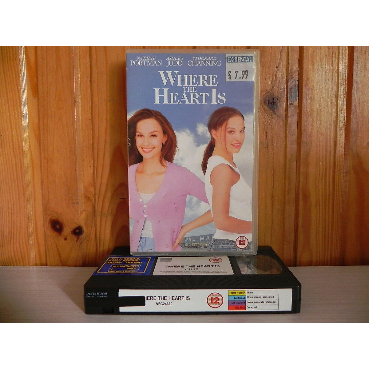 RUNYAO Where The Heart is - Natalie Portman - Large Box - Ex-Rental - Drama - VHS