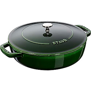 STAUB 40511-478-0 Cast Iron Chistera 28 cm Basil Green