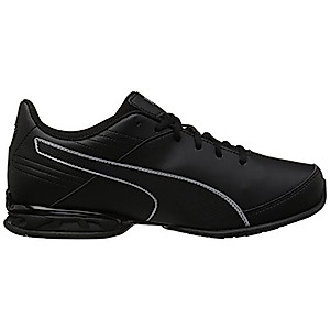 PUMA Mens Super Levitate Cross Trainer, PUMA Mens Black-PUMA Mens Aged Silver, 13