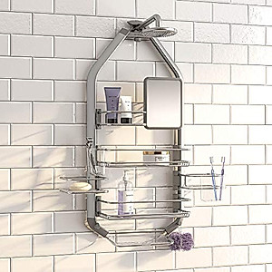 ARTIKA CADG2-C1 Adjustable Bathroom Shower Caddy, Silver