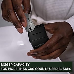 Zomchi Razor Blade Bank for Safety Razor Blade Storagement with 50 Counts Safety Razor Blades