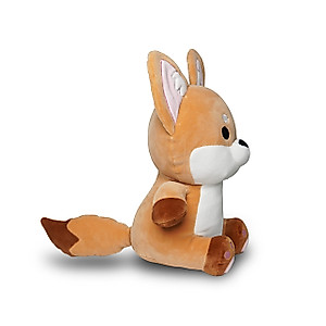 Avocatt Fennec Fox Stuffed Plush - 10 Inches Fennec Fox Stuffed Animal Plushie - Squishy Cute Toy Plush for Boys and Girls