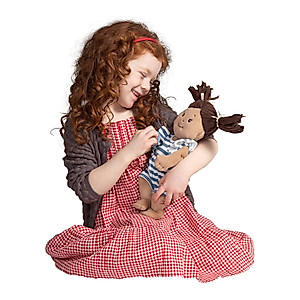 Manhattan Toy Baby Stella Beige with Brown Hair 15" Soft First Baby Doll