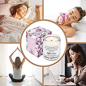 STORALIT Lavender Scented Soy Candles Jar Happy Retirement Gifts,Funny Coworker Leaving Gifts,Farewell Gifts ,Goodbye Gift for Women, Colleagues, Coworkers, Friends