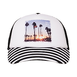 Roxy Women's Truckin Trucker HAT, Anthracite Basic Horizontal Exc, One Size