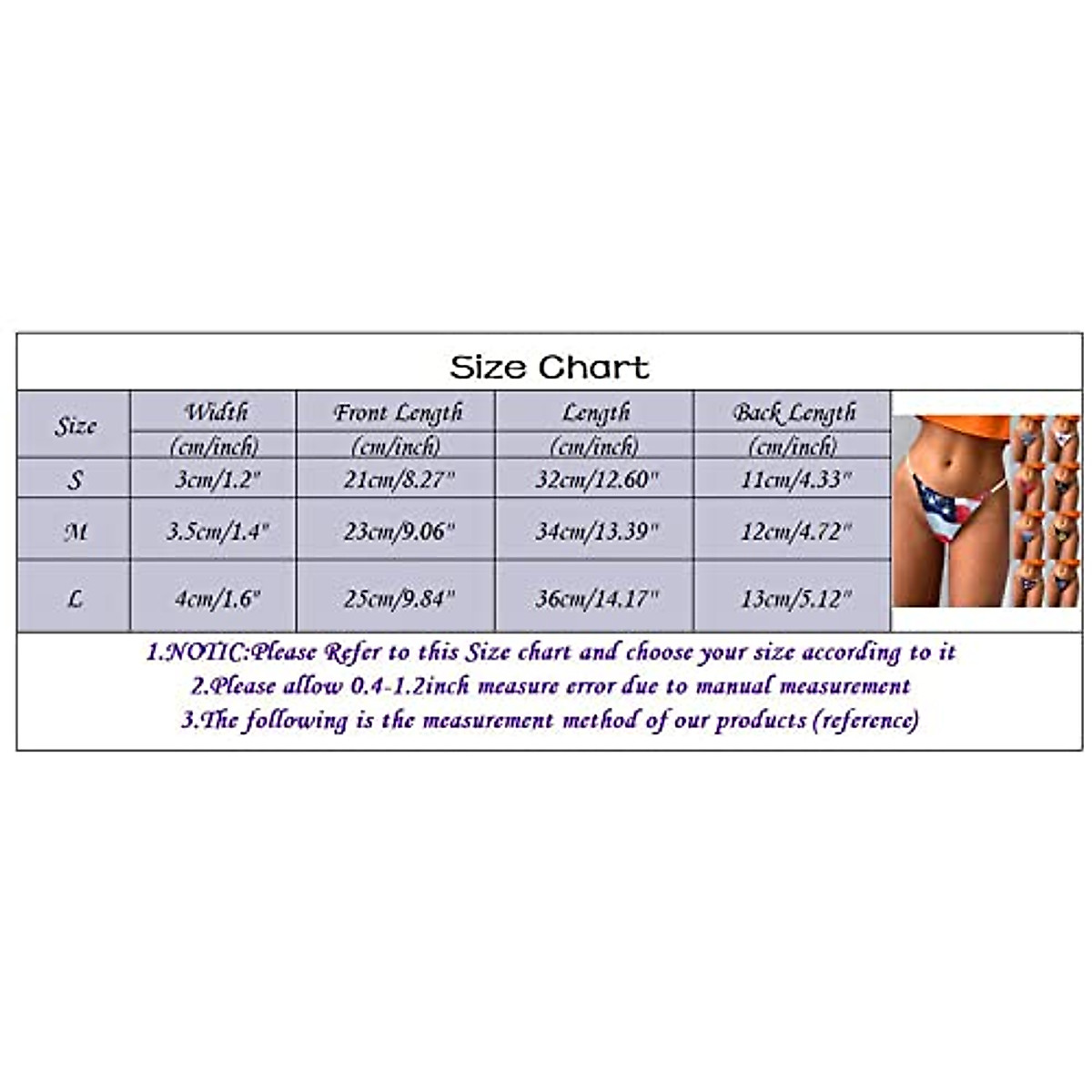 Underwear Women USA Flag Thongs Women Sexy G Strings Low Rise Patriotic US Flag Print Strappy T-Back Thong Bikini Hipster G-Strings Panties Womens Underwear Black