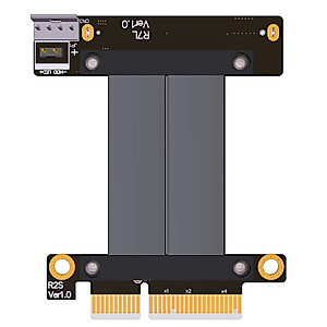 ADT-LINK Riser U.2 Interface U2 to PCI-E 3.0 x4 SFF-8639 NVMe Solid State Transfer Extension Data Gen3.0 Cable 4 PCIe 4X for U.2 NVME SSD