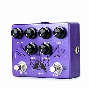 Caline CP-80 Ragnarok Digital Reverb & Analog Delay Guitar Effect Pedal