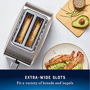 Oster 2-Slice Toaster with Extra Wide Slots, Stainless Steel