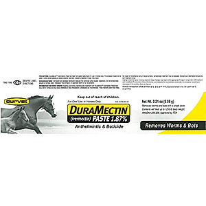 Durvet Duramectin Equine Wormer Paste - 3 Tubes