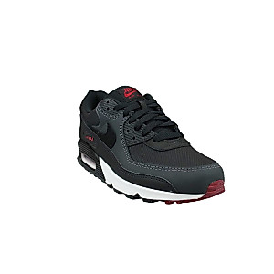 Nike mens Air Max 90, Anthracite/Black-team Red, 12.5 Women/11 Men