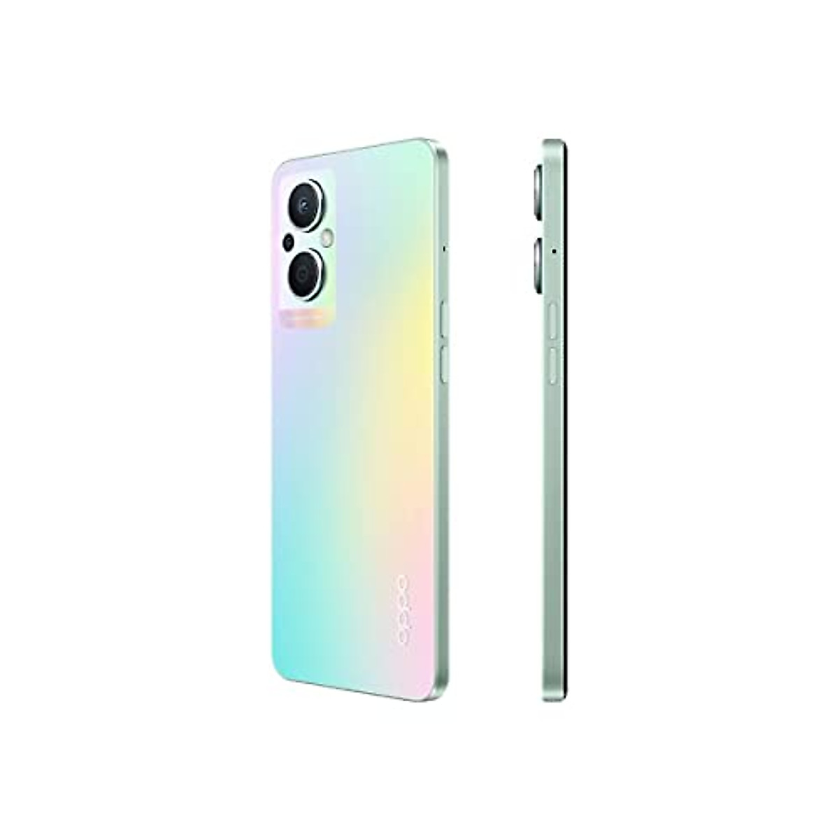 OPPO Reno 8 Lite Dual SIM 128GB ROM + 8GB RAM (GSM only | No CDMA) Factory Unlocked 5G Smartphone (Champagne Silver) - International Version