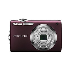 Nikon Coolpix S3000 12.0 MP Digital Camera with 4x Optical Electronic Vibration Reduction (VR) Zoom and 2.7-Inch LCD (Plum)