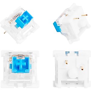 XuanGui OUTEMU (Gaote) Keyboard Switches, Black/Red/Brown/Blue Switches 3 Pin Keyswitch DIY Replaceable Cherry MX Equivalent Switches with Switch Puller for Mechanical Gaming Keyboard, 20 Pack