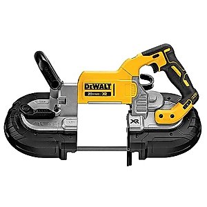 DEWALT 20V MAX Band Saw, 5" Cutting Capacity, Integrated Hang Hooks, Portable, For Deep Cuts, Bare Tool Only (DCS374B)