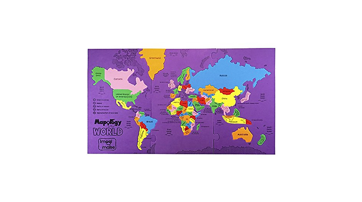 Imagimake Mapology Puzzle: Fun World Learning for Kids