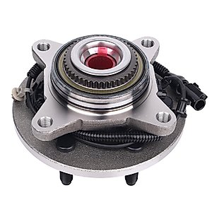MACEL 515079 4WD Front Wheel Hub Bearing Assembly Compatible with 2004-2008 Ford F150, 2006-2008 Lincoln Mark LT 6 Lugs W/ABS