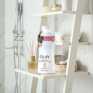 Olay Fresh Outlast Notes of Watermelon & Agave Body Wash, 30 fl oz (Pack of 4)