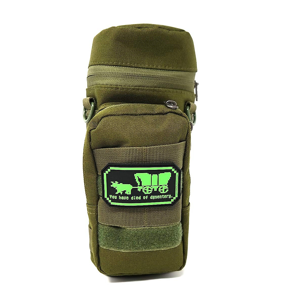 You Have Died of Dysentery PVC Rubber Tactical Morale Patch | Oregon Trail Inspired | Funny Hook and Loop Patch