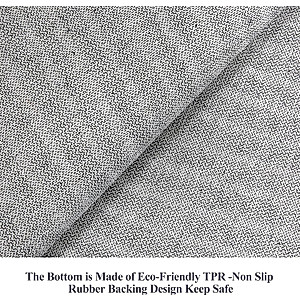 HY HAO YUN LAI Non Slip Runners for Hallways,Washable Hallway Long Ultra Soft Kitchen Non Shedding Accent Farmhouse Runner Rugs (Blue, 2 X 12)