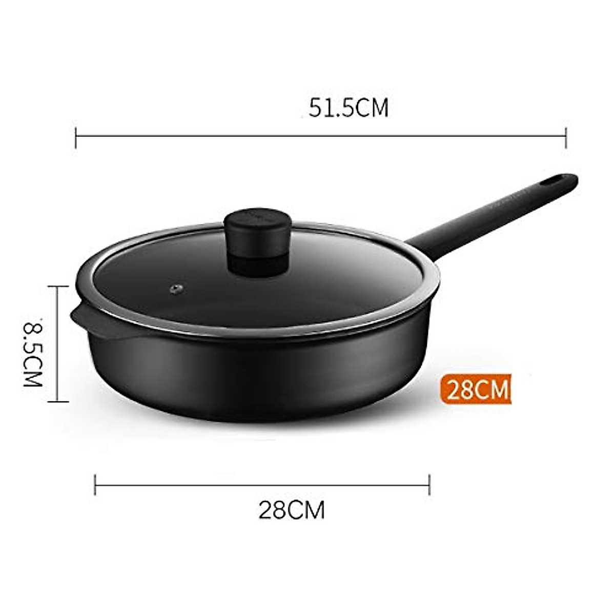SCOOVY Solid Nonstick Cookware Home Kitchen Ware Pots & Pan Set with Saucepan, Frying Pans, Cooking Pots, Lids, Utensil