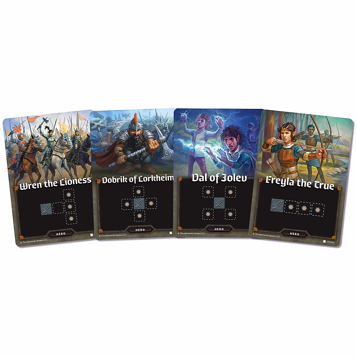 Thunderworks Games - Cartographers Heroes | Standalone Expansion and Core Game | Award-Winning Game of Fantasy Map Drawing | A Roll Player Tale | Strategy Board Game | Flip and Write | Ages 10+