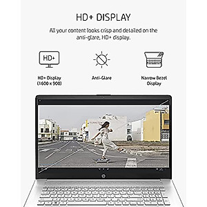 2021 Newest HP 17 Laptop, 17" HD+ Anti-Glare Screen, 11th Gen Intel Core i5-1135G7, Intel Iris Xe Graphics, 16 GB RAM, 1 TB PCIe SSD, Long Battery Life, Webcam, Mics, Win10, Silver + Microfiber Cloth