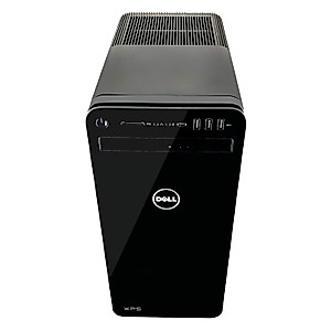 Dell XPS 8930-7814BLK-PUS Tower Desktop - 8th Gen Intel Core i7-8700 Processor, 32GB DDR4 RAM, 1TB Hard Drive + 16GB Intel Optane Memory, 6GB Nvidia GeForce GTX 1060, DVD Burner, Windows 10 Pro, Black