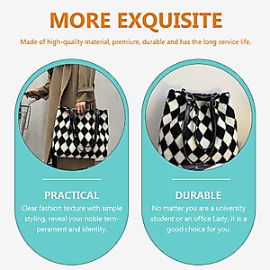 Women Handbag Single Shoulder Bag Large Capacity Lamb Wool Handbag Tote for Lady Womens Handbag