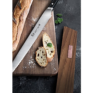 Cangshan 1021516 Solid Ash Wood Magnetic ANCHOR Knife Sheath Only for 10.25-Inch Bread Knife