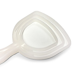 The Sausage Maker - Bone Dust Scraper, 4-inch, Square, White Polypropylene