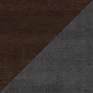 Lexicon Savry Living Room Loveseat, Dark Gray