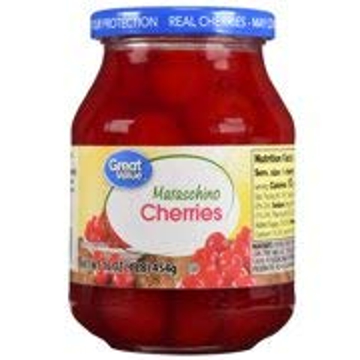 Great Value Maraschino Cherries, 16 ounce (Pack of 4)