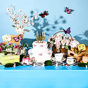 Irenare Car Birthday Party Supplies Racing Party Decorations 50s party Tablecloth Racetrack Table Runner Table Covers for Kids Boy Car Theme Birthday Party, 54 x 108 Inch (Sky Blue,3 Sheets)